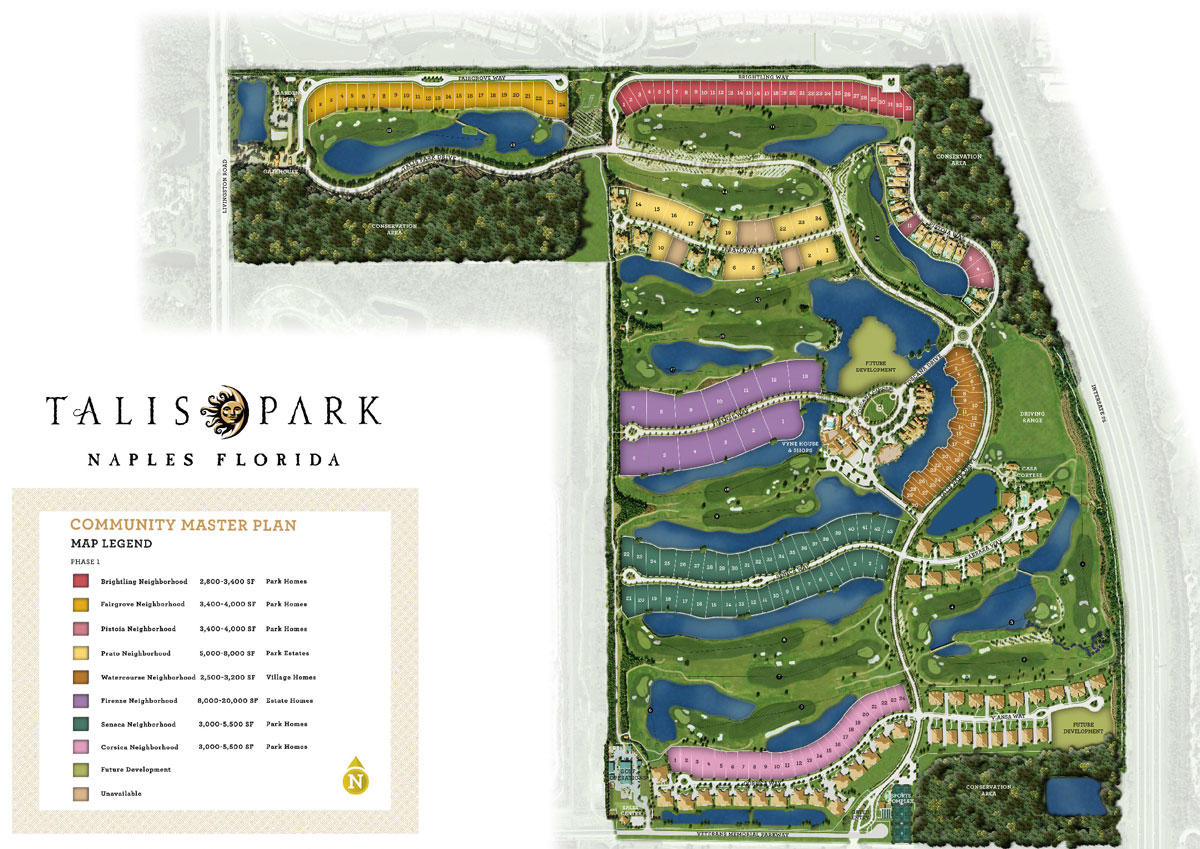 Talis Park Map
